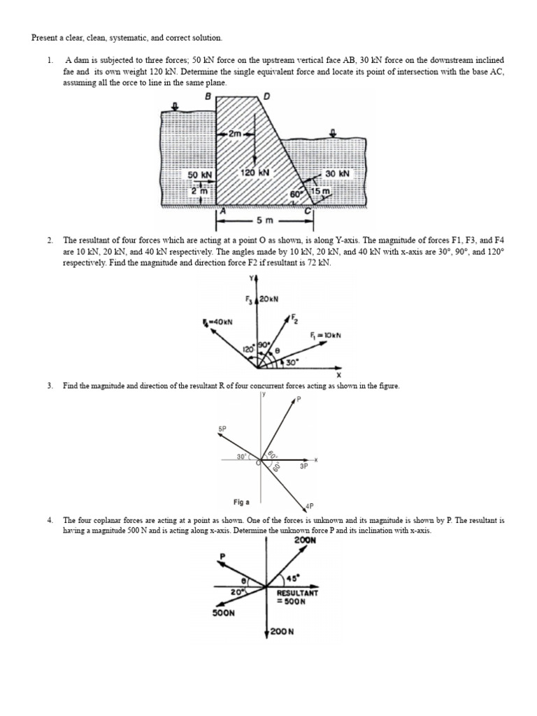 Static-Plates | PDF | Force | Angle