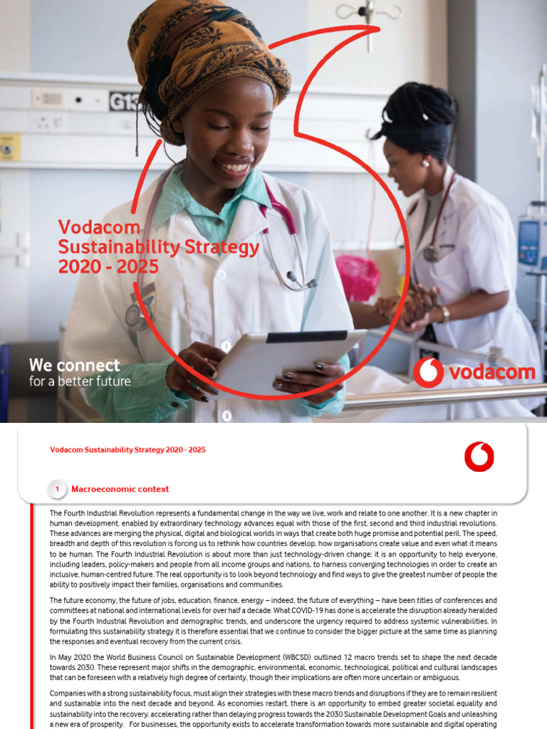 Vodacom Sustainability Strategy | Download Free PDF | Sustainability ...