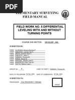 Differential Leveling | PDF | Surveying
