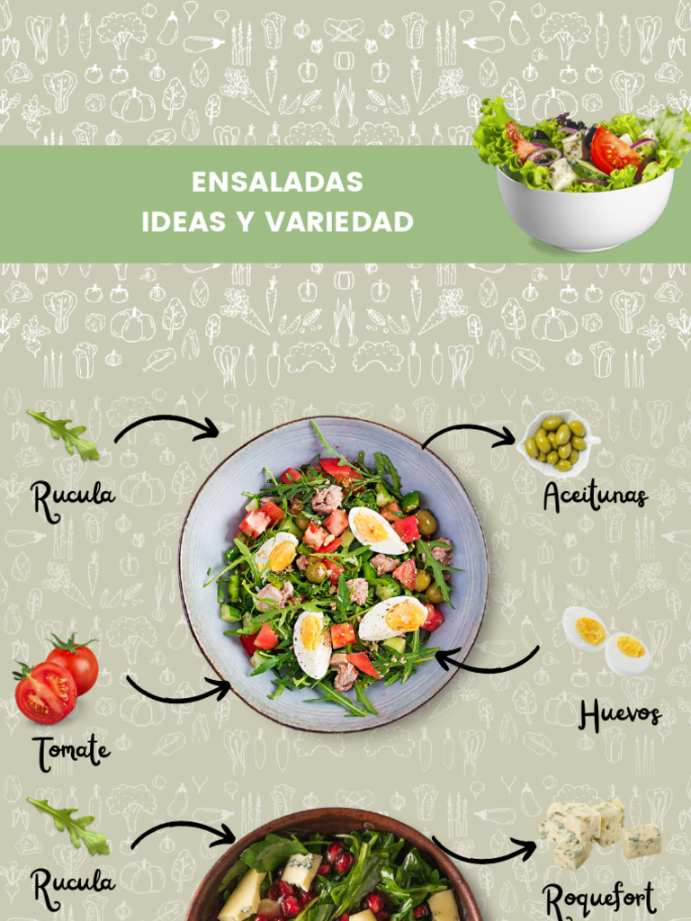 Ensaladas Ideas y Variedad | PDF