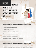 Philippine Constitution Timeline | PDF | Constitution | Philippines