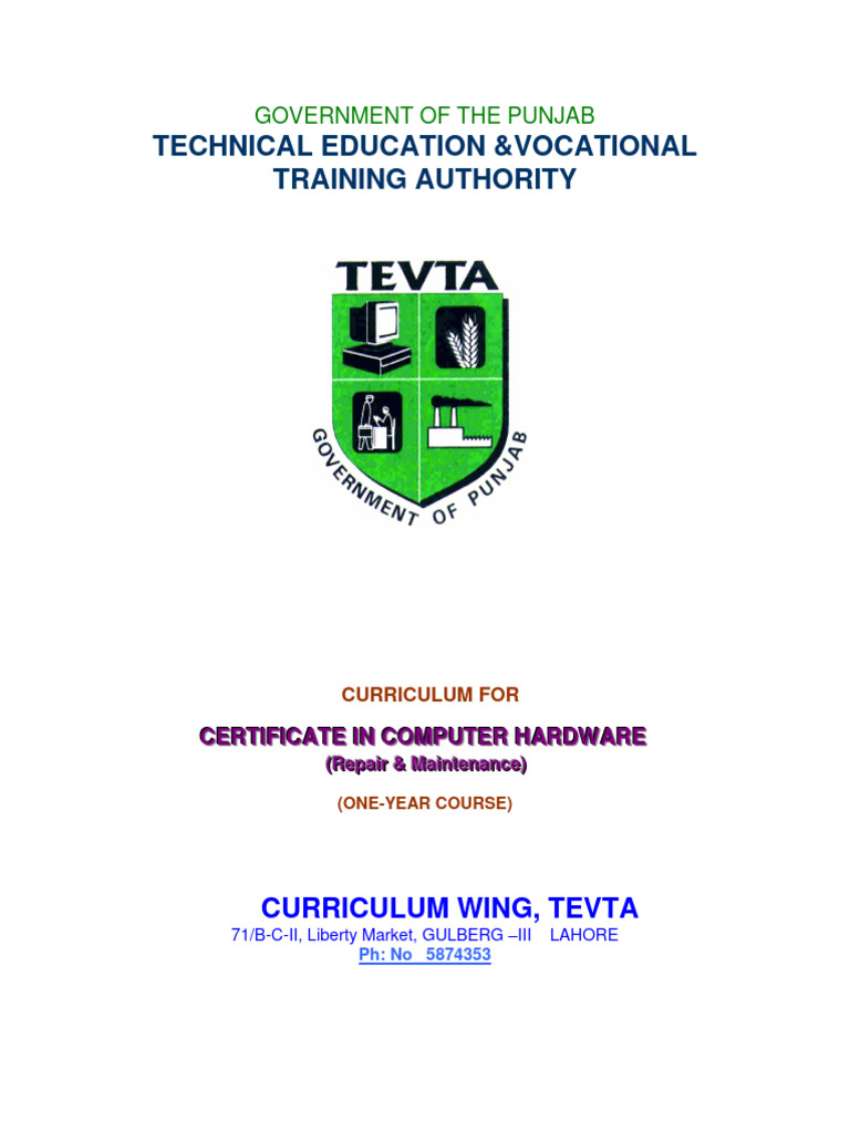 Computer Hardware Repair Curriculum | PDF | Electrical Network | Bios