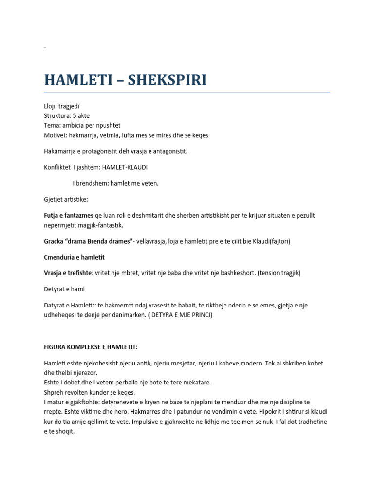 hamleti (1) - Copy | PDF