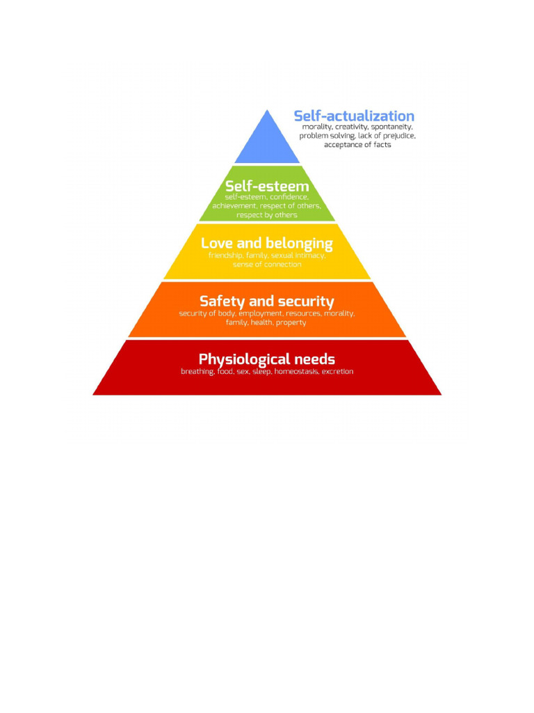Maslows Pyramid | PDF