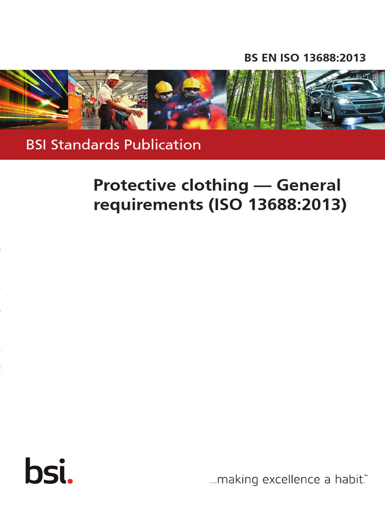 BS en Iso 13688-2013 | PDF | Computers | Technology & Engineering