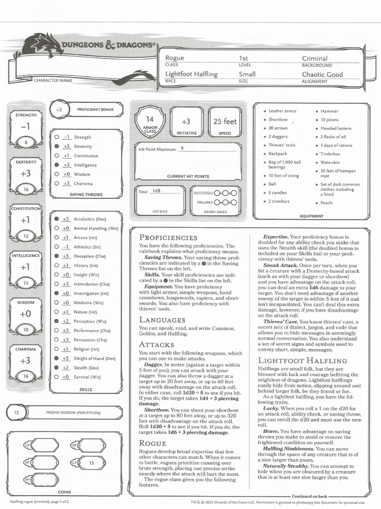 Halfling Front | PDF