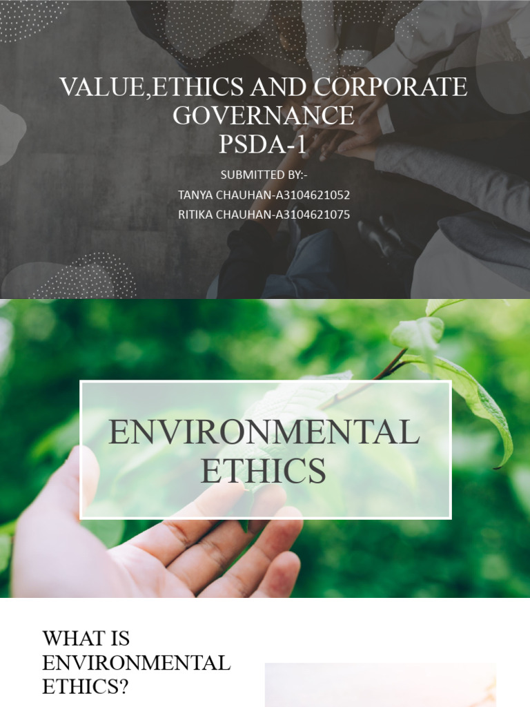 MGMT306 Environmental Ethics Powerpoint Presentation | PDF ...