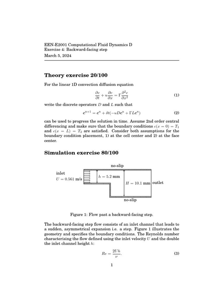 A4 | PDF | Fluid Dynamics | Equations