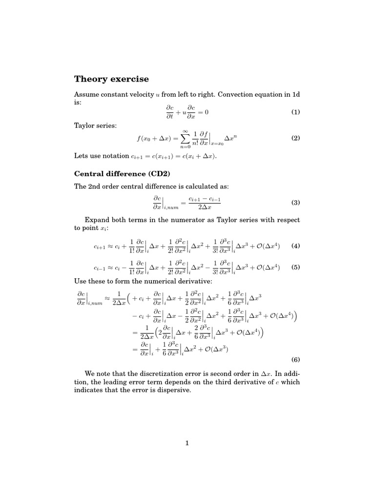 A1_Solution (1) | PDF | Diffusion | Applied Mathematics