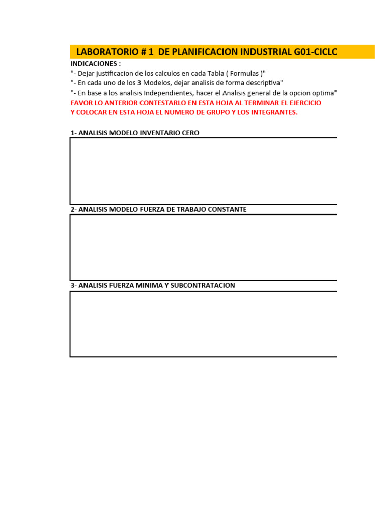 Plan-Agregado-De-producción Formato ( Laboratorio # 1, Ciclo I-2024 ; G01 ) | PDF | Inventario ...