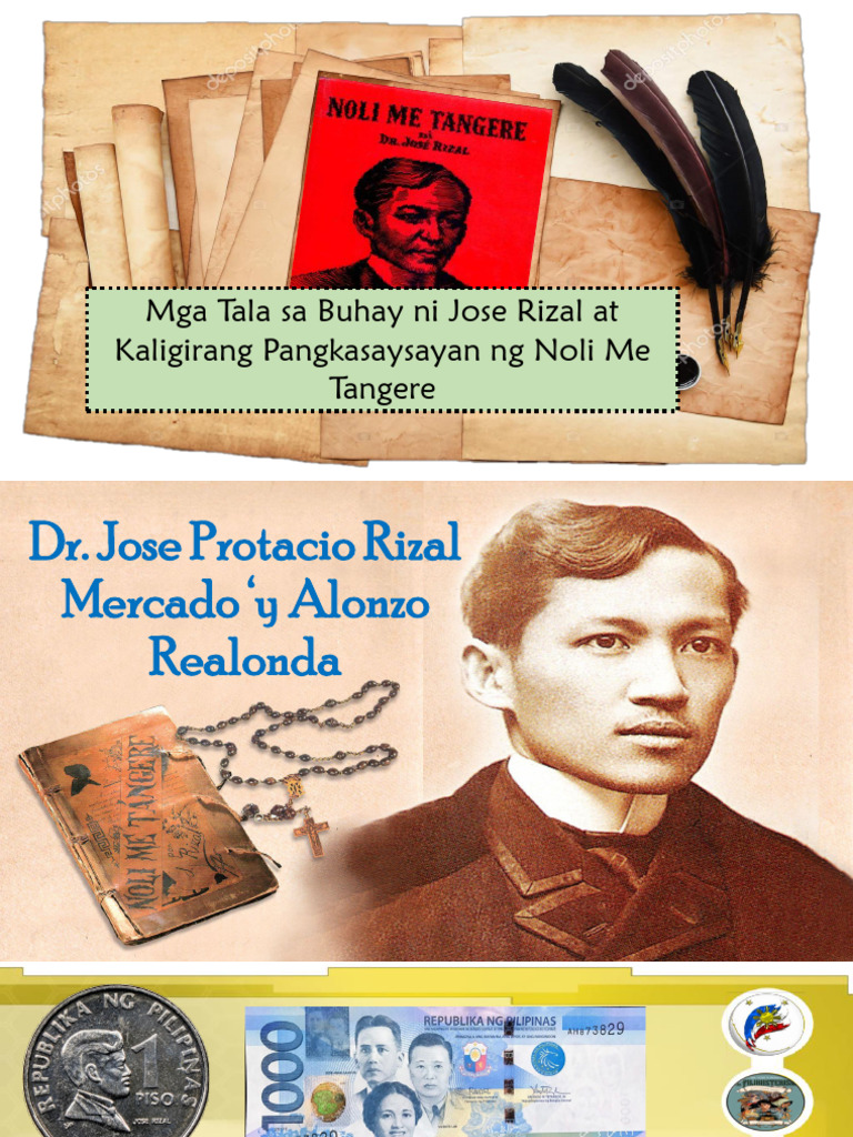 Aralin 1 Mga Tala Sa Buhay Ni Jose Rizal at Mga Kaligirang Pangkasaysayan NG Noli Me Tangere | PDF