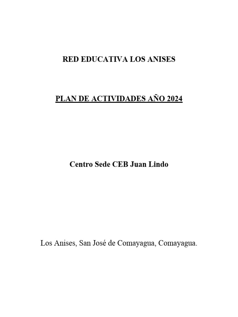 RED EDUCATIVA LOS ANISES FFF | PDF | Crecimiento personal y profesional | Ciencias sociales