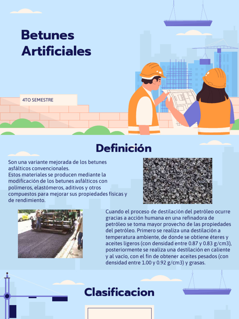 Betunes Artificiales | PDF | Petróleo | Fatiga (material)