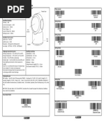 1D Wired Laser Barcode Scanner User Manual | PDF | Barcode | Universal ...
