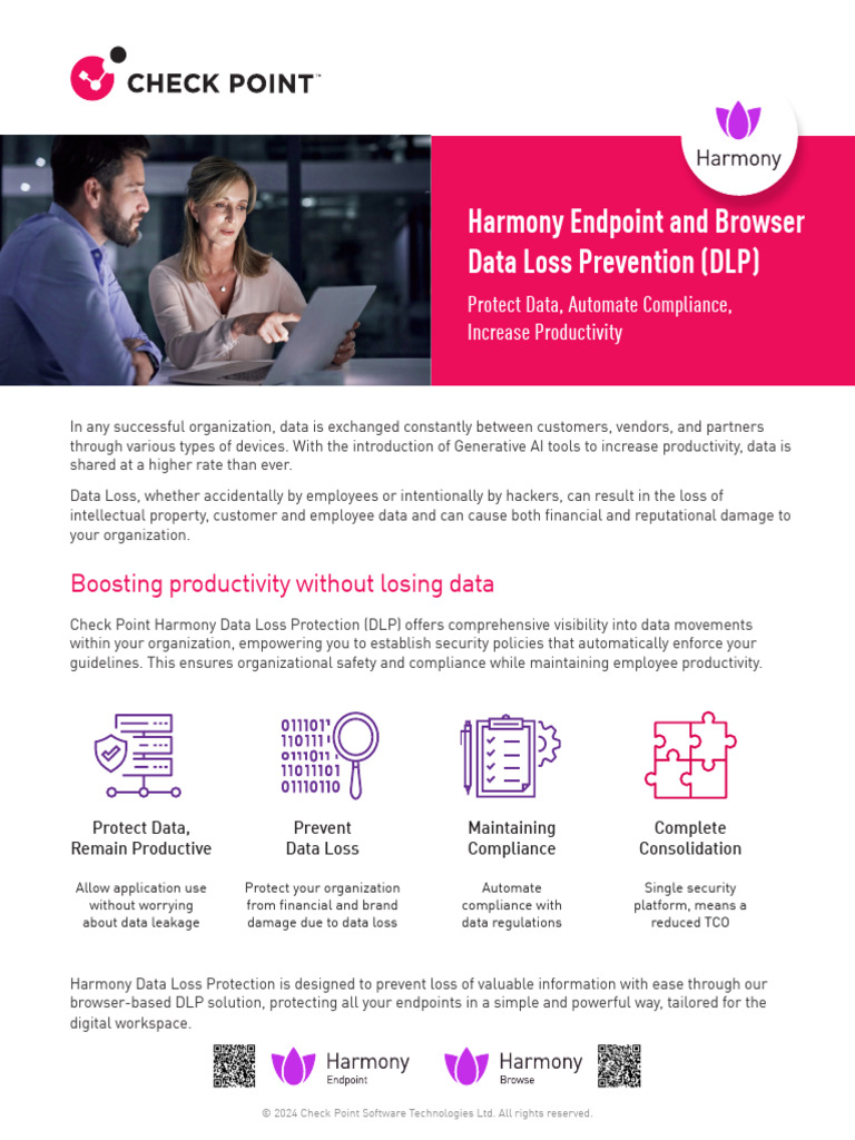 Harmony Endpoint - DLP | PDF | Computer Security | Security