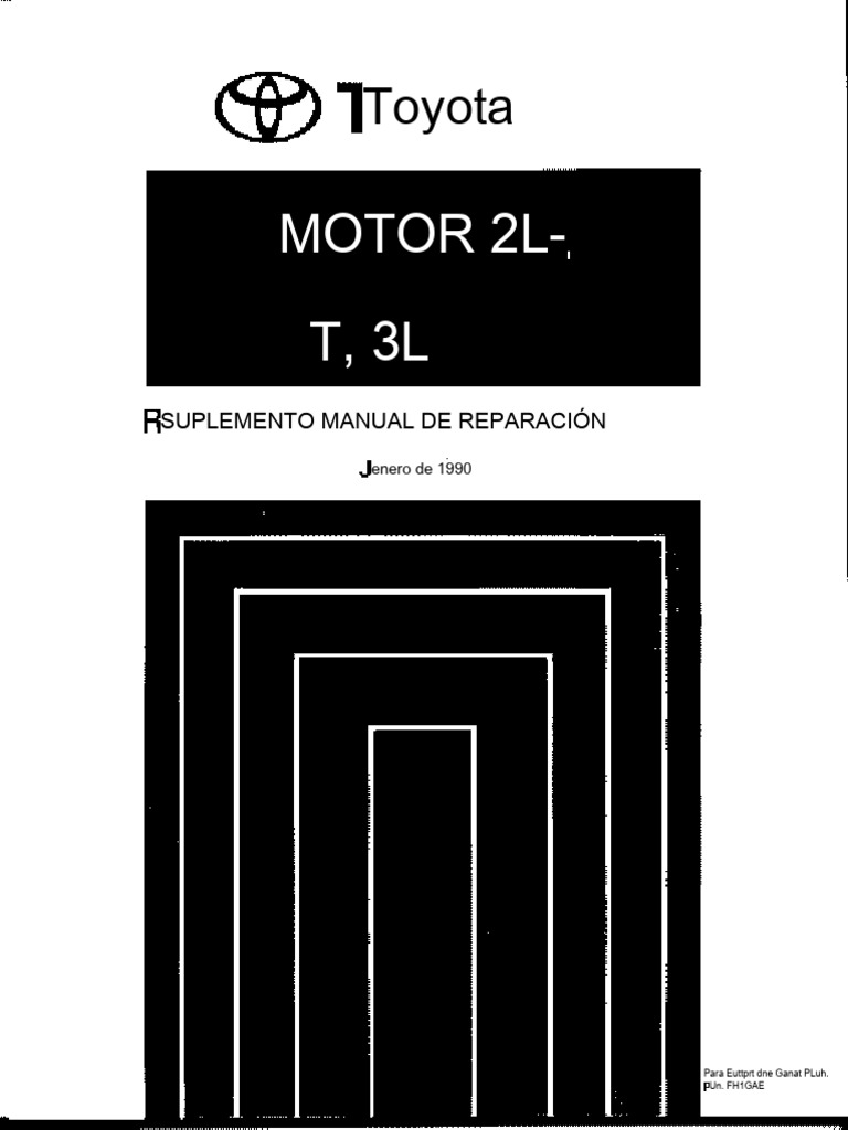 Manual de Servicio Toyota 2lt 3l en To Es 2024-03-14 06-40-10 | PDF