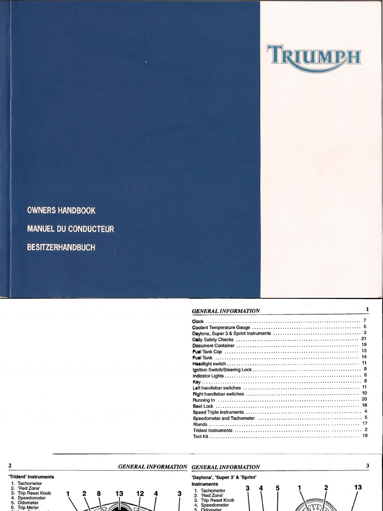 T300 Owners Handbook | PDF