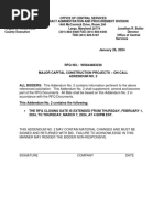 Tender Validity Extension Notice | PDF