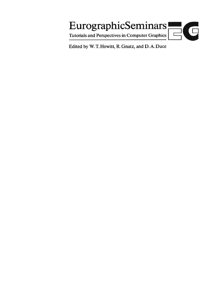 Advances In Computer Graphics Iv Pdf Object Computer Science Object Oriented Programming