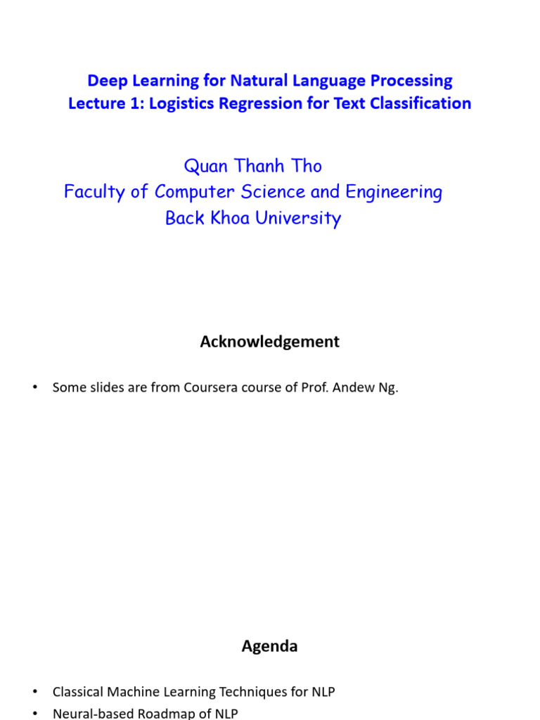 NLP DL Lecture1 | Download Free PDF | Applied Mathematics | Machine Learning