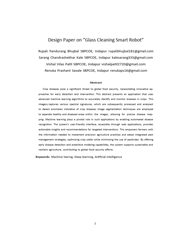 Design Paper GID 38 | PDF | Machine Learning | Usability