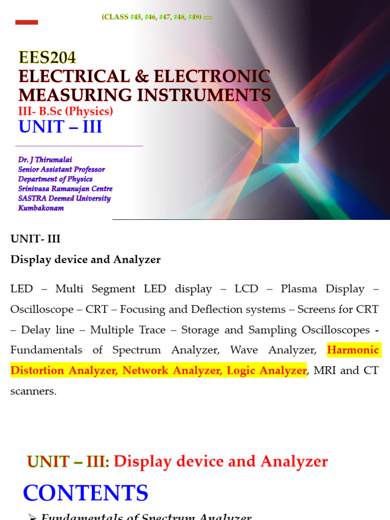 Unit-III (Topic - 4) | PDF | Distortion | Amplifier
