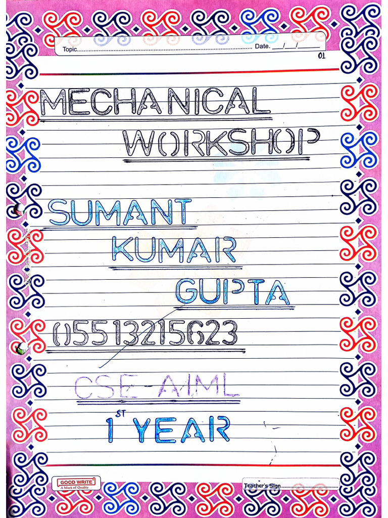 Mech Workshop File | PDF