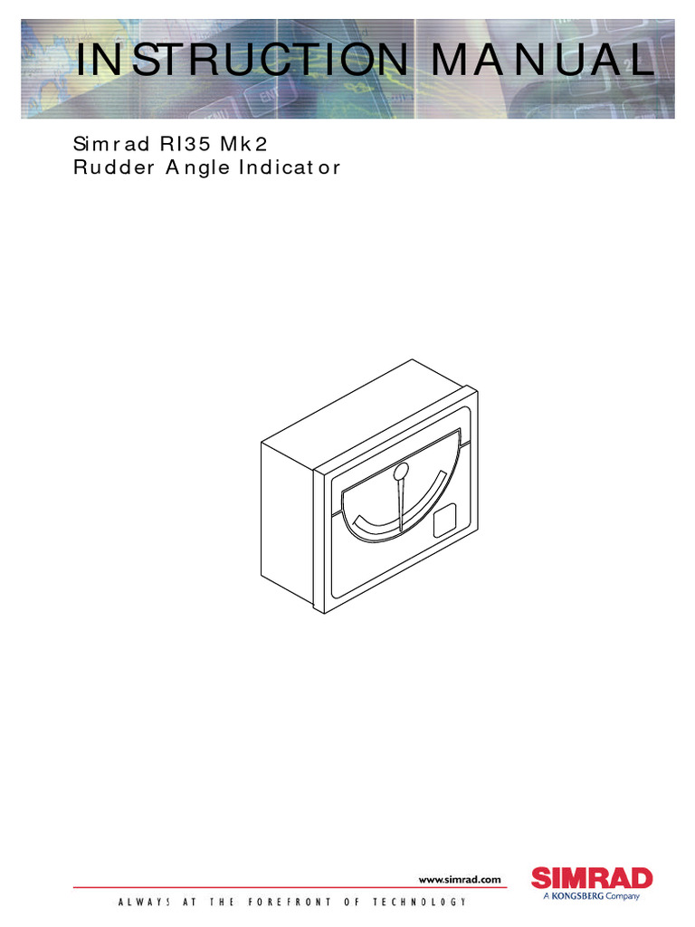 EOL RI35 mk2 Rudder Angle Indicator IM | PDF | Screw | Electrical ...