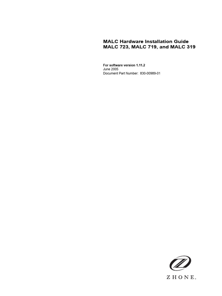 Malc 1 11 2 HwInstall | PDF | Digital Subscriber Line | Command Line ...