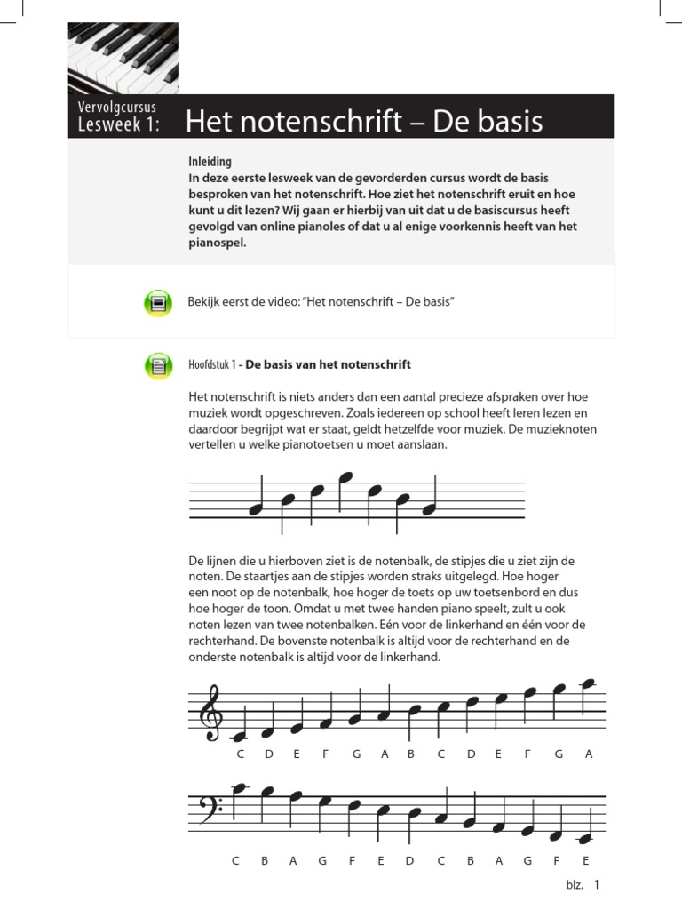 Basis Notenleer | PDF