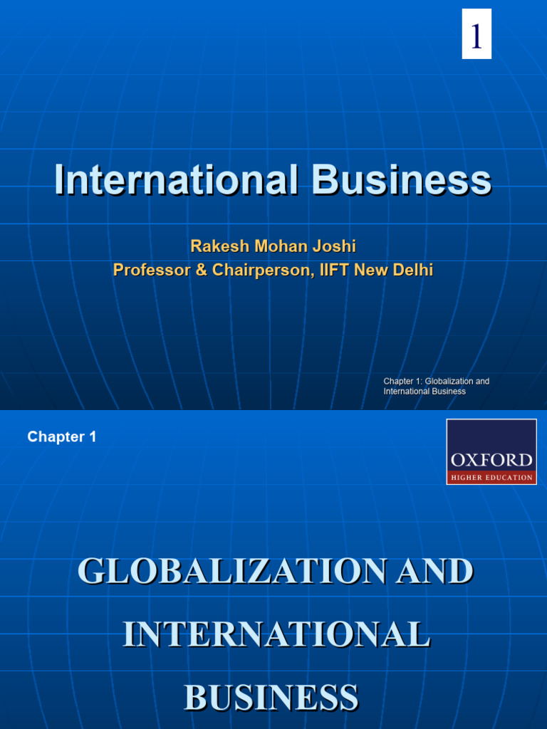 Chapter 1 Globalization International Business | PDF | International Business | Globalization