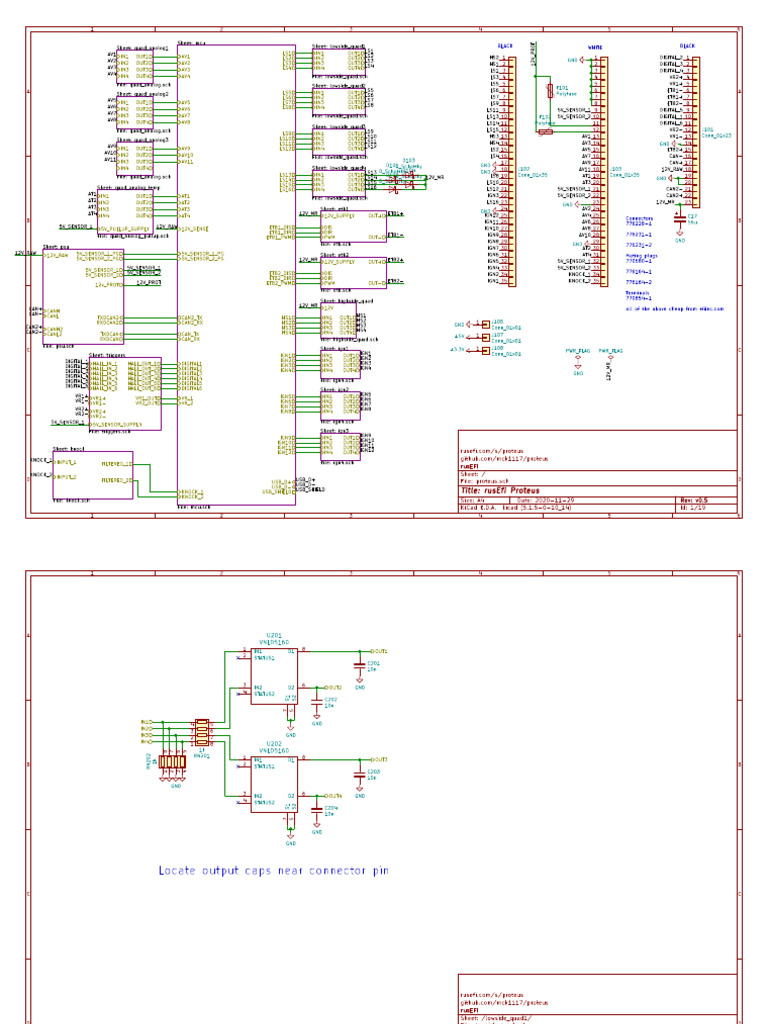 Proteus 0 5 Schematic | PDF | Electronics | Electrical Components