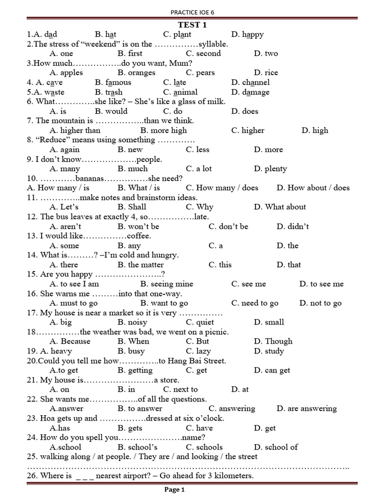 Sách Ioe 6 - Bán | PDF