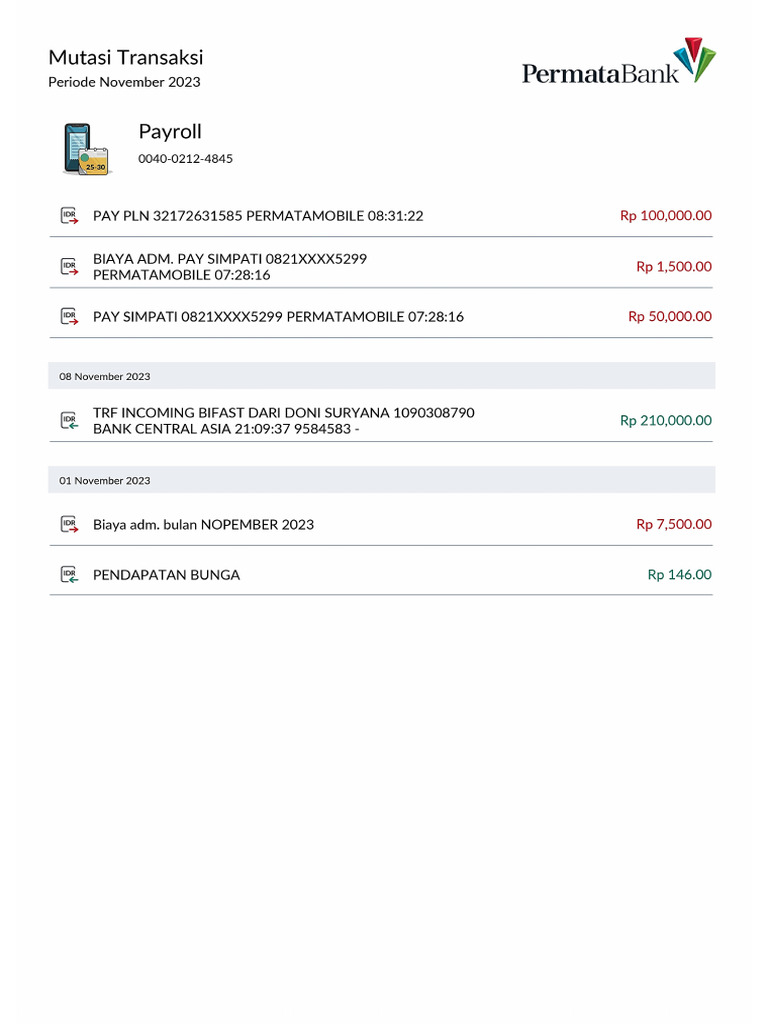 RekKor November | PDF