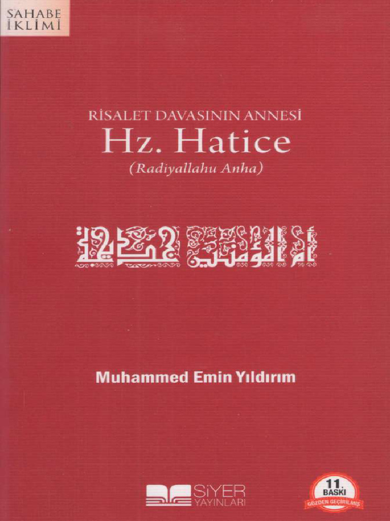 Muhammed Emin Yıldırım - Hz. Hatice | PDF