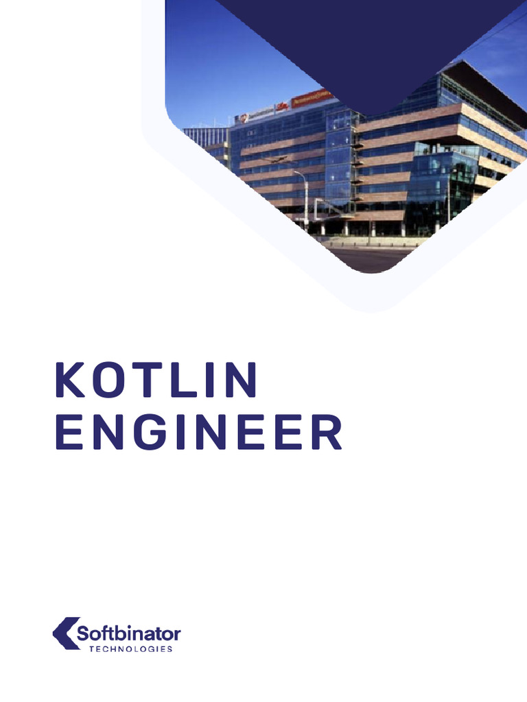 Kotlin Engineer JD | PDF | Android (Operating System) | Computer Programming