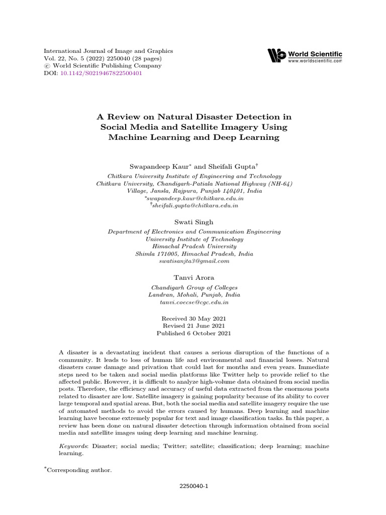 Swapandeep Kaur 1910941059 Research Paper 8 | PDF | Artificial Neural Network | Receiver ...