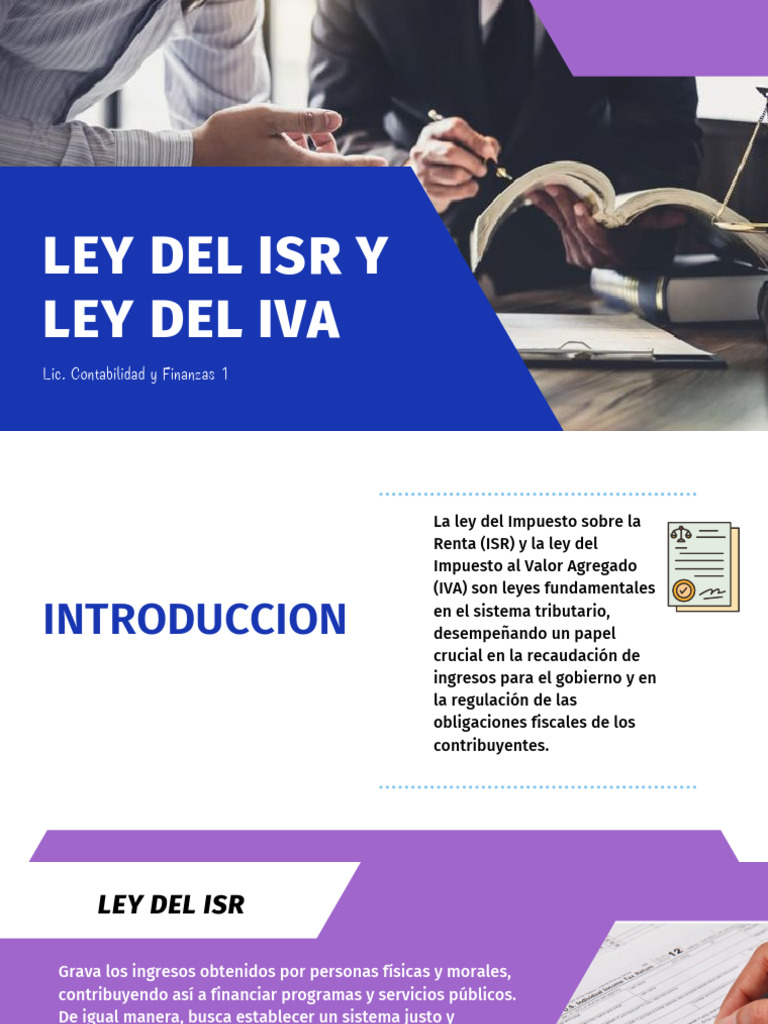 Guía de ISR e IVA para Contadores | PDF | Impuesto sobre la renta ...