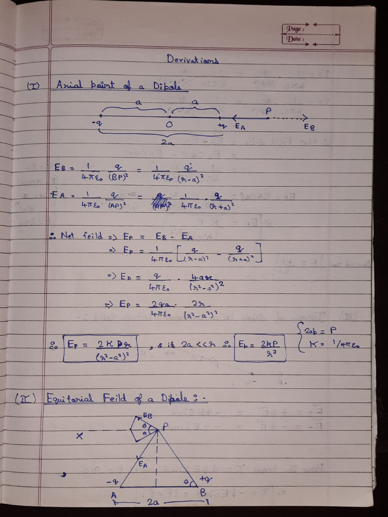 All Important Physics Derivations | PDF