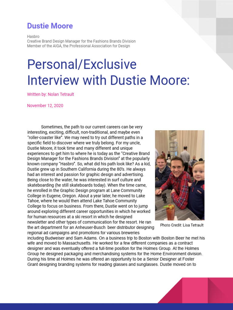 Dustie Interview-2 | PDF | You Tube | Brand