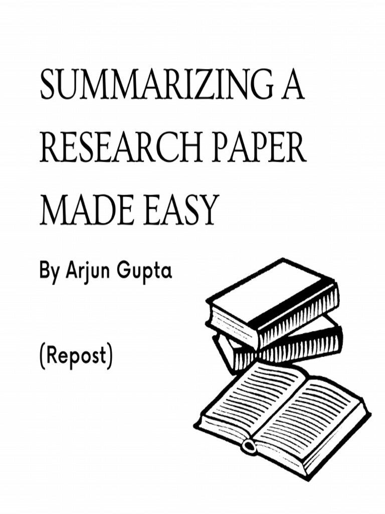 How To Write Research Papers | PDF
