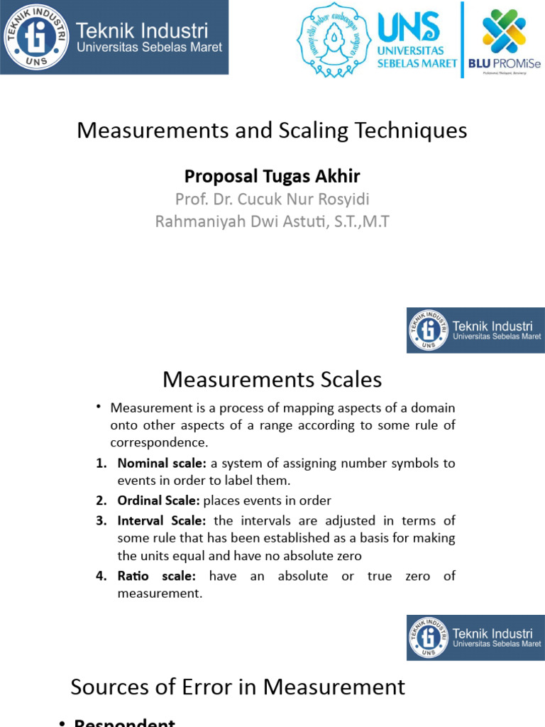 measurement | PDF | Level Of Measurement | Validity (Statistics)