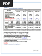 2025 Api Icp Exam Schedules | PDF | Travel