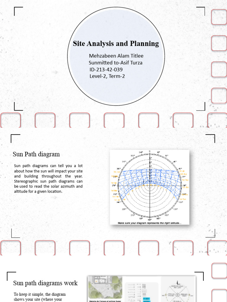 Site Analysis Presentation 2 Pdf