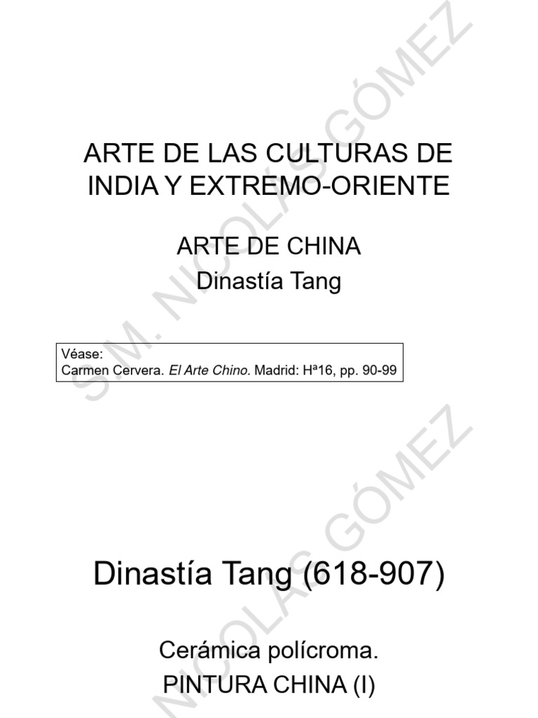Dinastia Tang | PDF | dinastía Tang | Pinturas