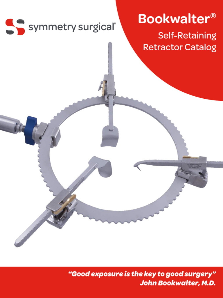 Symmetry Surgical® Bookwalter® Self-Retaining Retractor Catalog ...