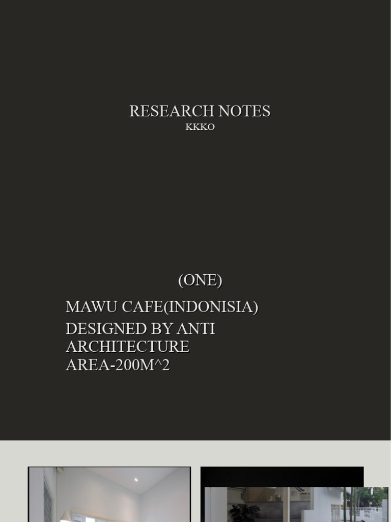Mawu Cafe Design and Menu Overview | PDF | Home & Garden