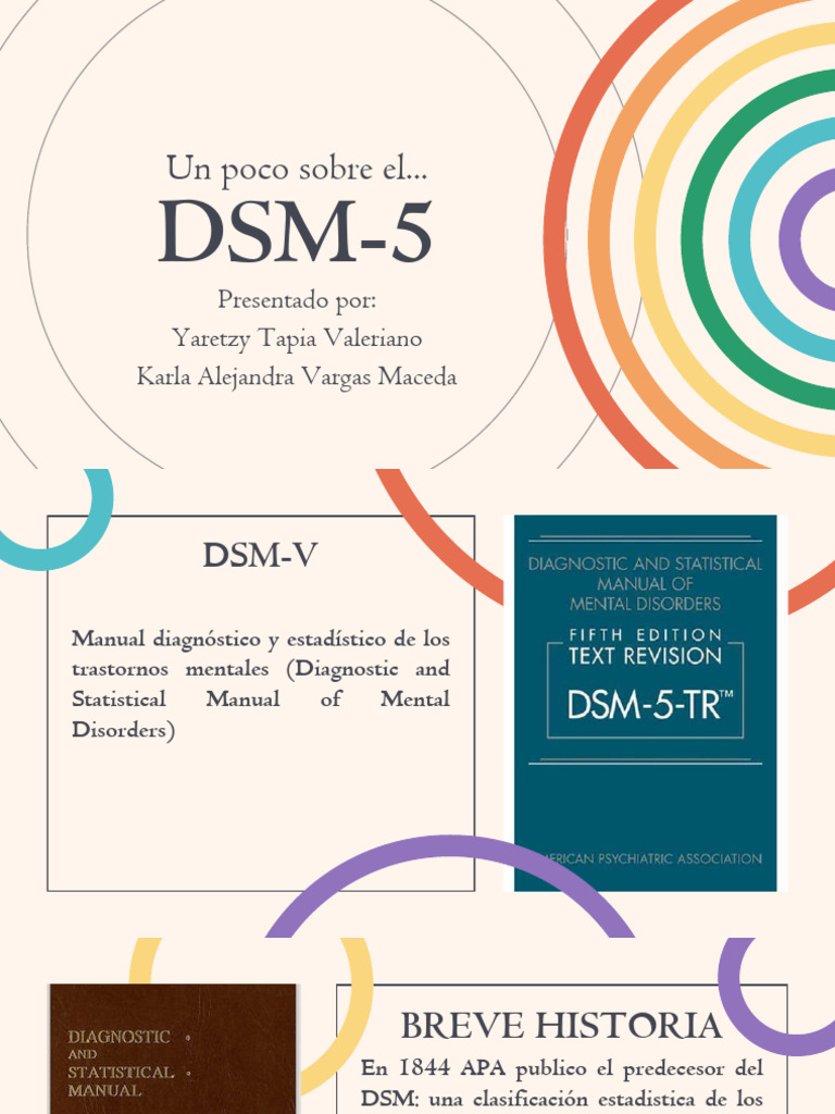DSM V | PDF | Manual Diagnóstico y Estadístico de los Trastornos ...