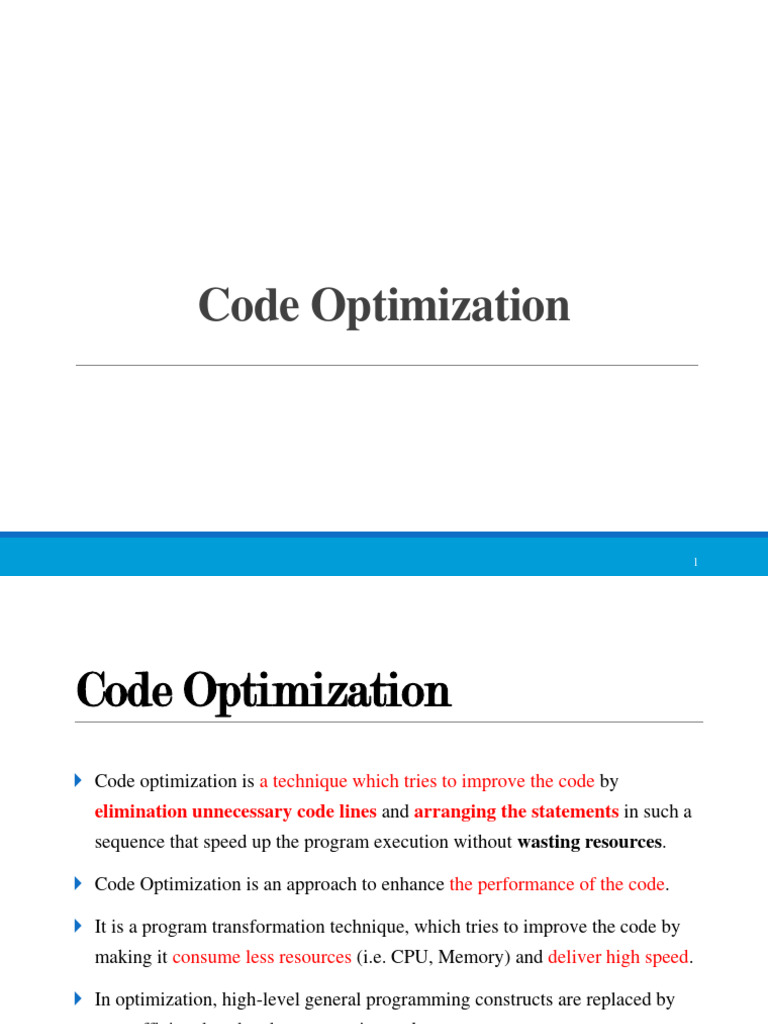 CH5 1 | PDF | Program Optimization | Compiler