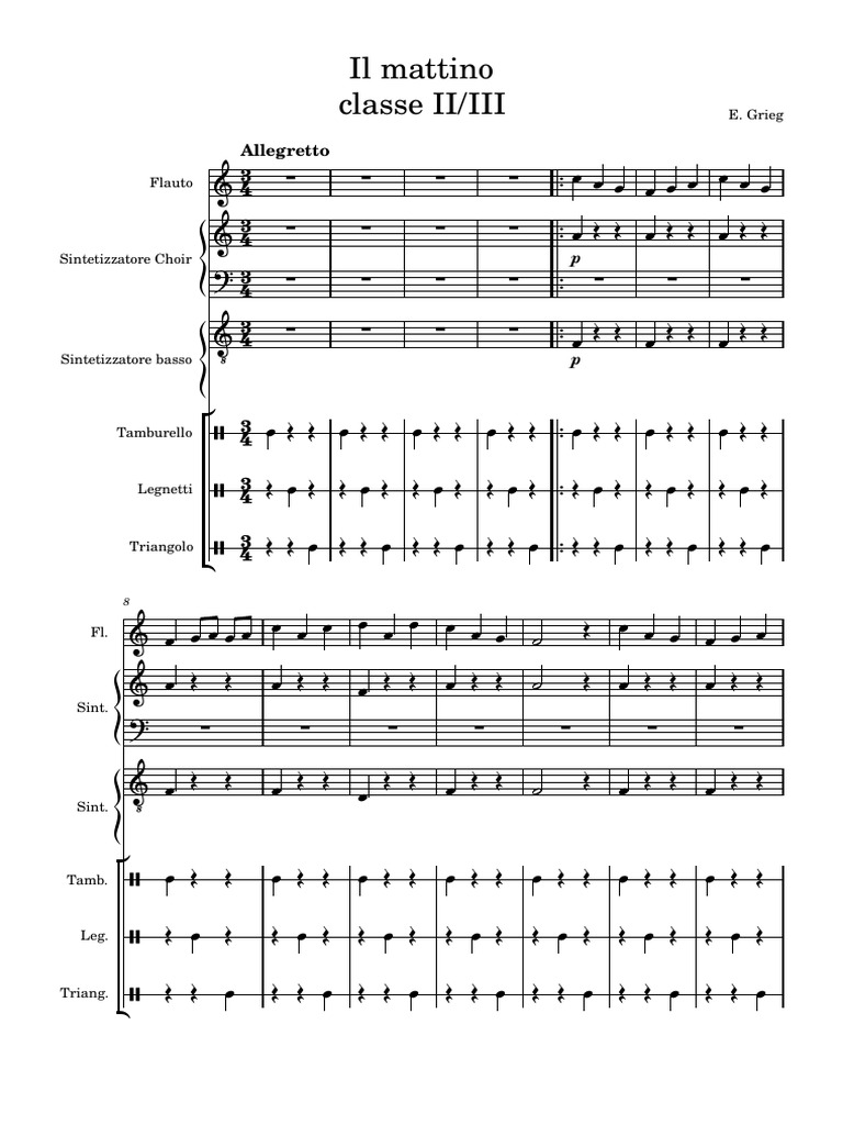 Score Il Mattino | PDF